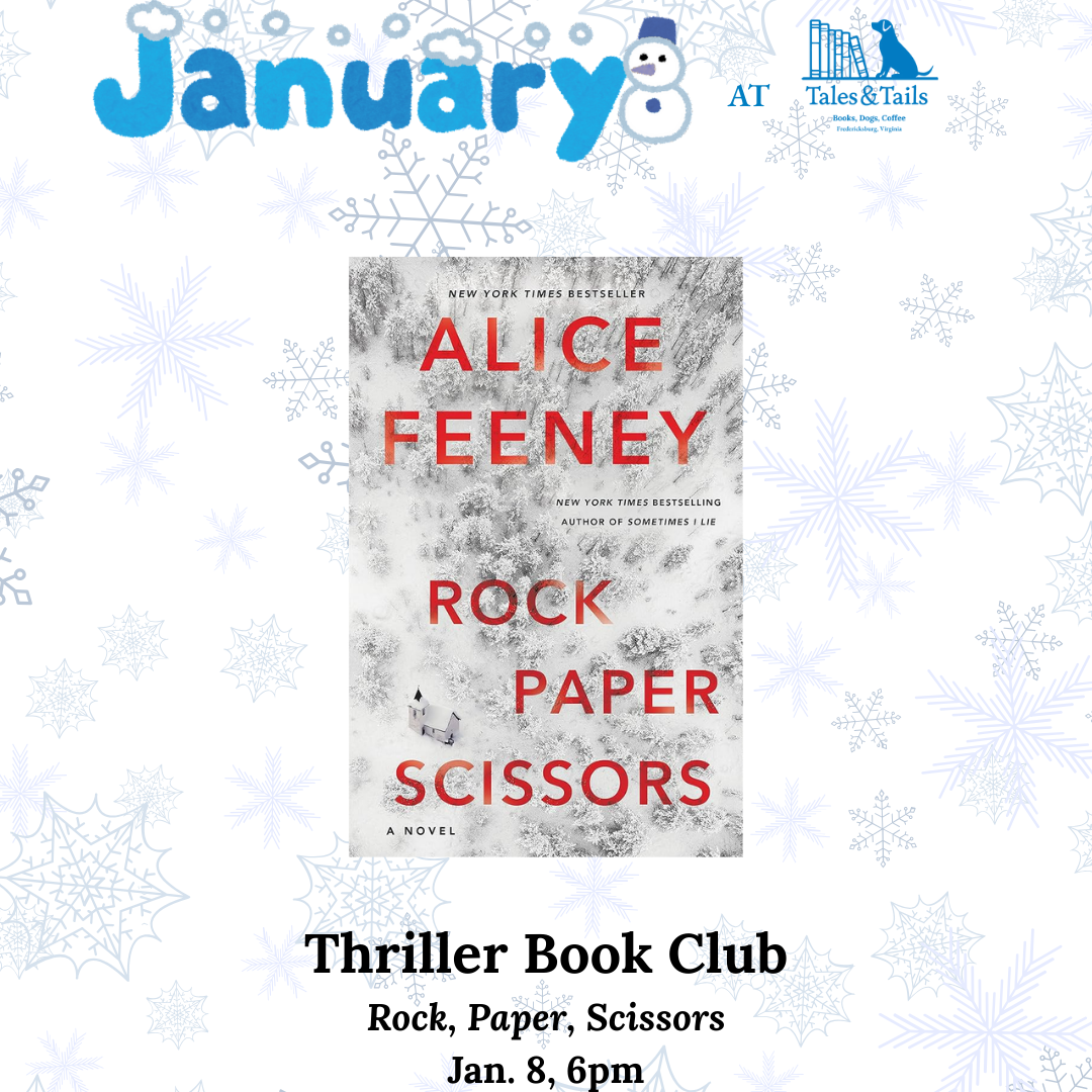 Thriller Book Club at Tales & Tails - Rock, Paper, Scissors - FXBG